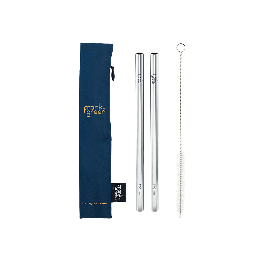 Frank Green Reusable Straw Pack in Pouch Deep Ocean – Iko Iko