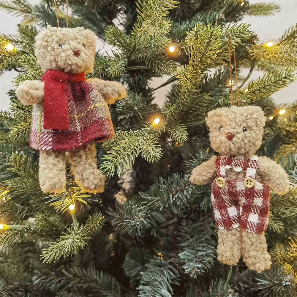 Christmas Decoration Teddy Assorted – Iko Iko