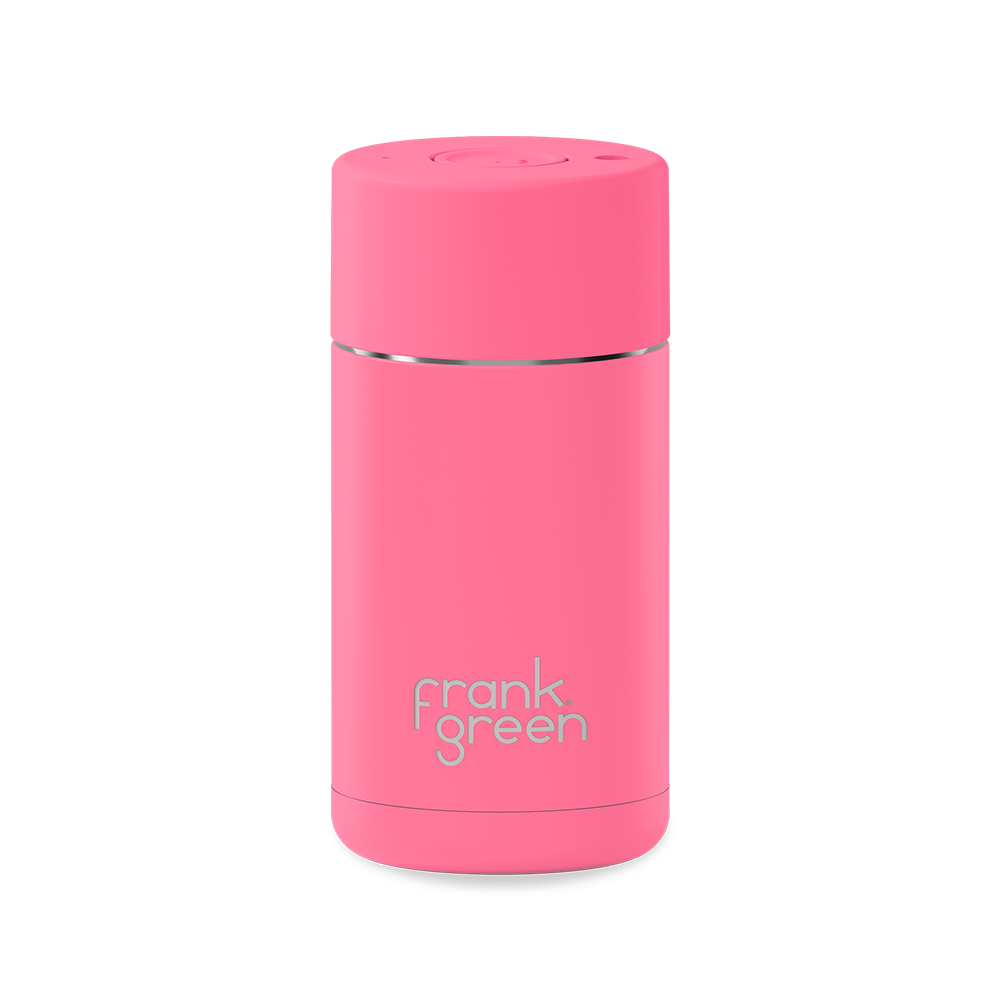 Frank Green Ceramic Reusable Cup 12oz Bubblegum Blast – Iko Iko