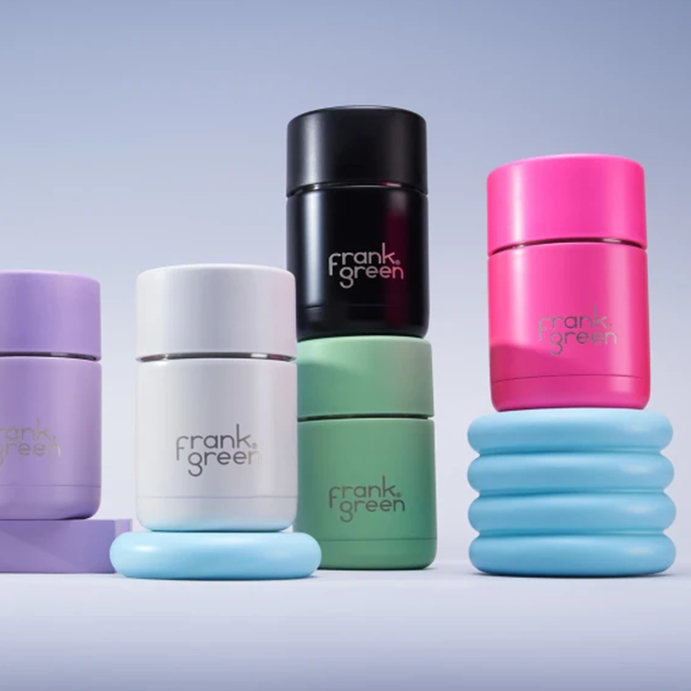 Frank Green Ceramic Reusable Cup 12oz Bubblegum Blast – Iko Iko