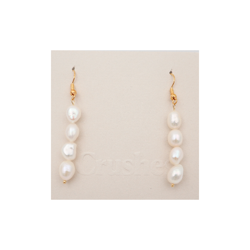 Crushes Earrings Popcorn Pearl Medium – Iko Iko