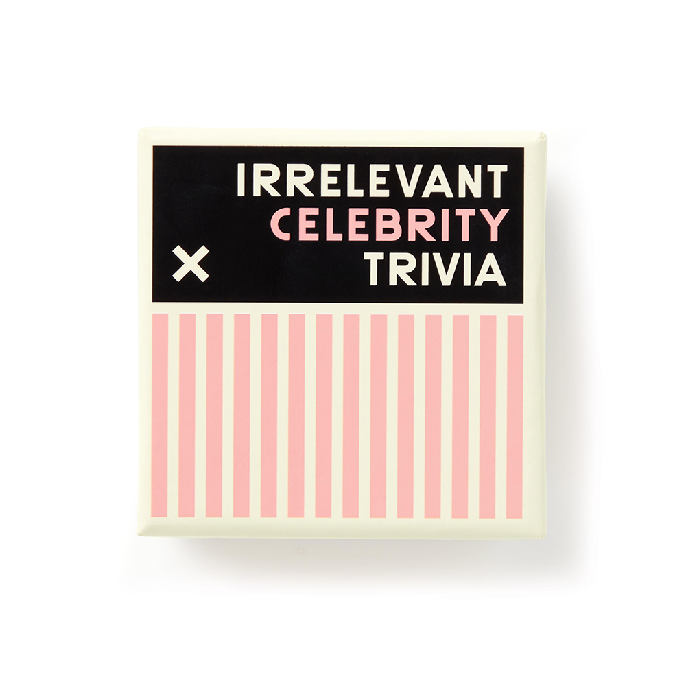 Brass Monkey Irrelevant Celebrity Trivia Cards – Iko Iko