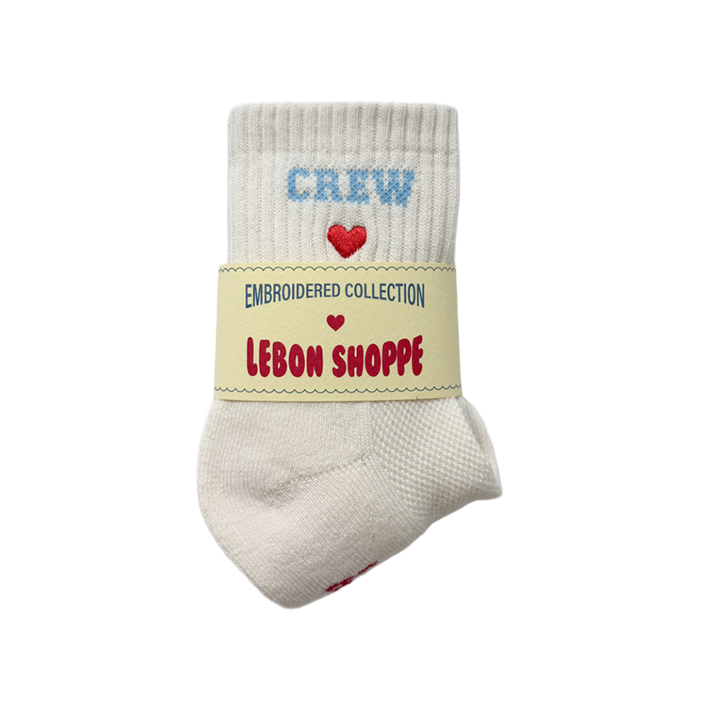 Le Bon Shoppe Embroidered Crew Vanilla – Iko Iko