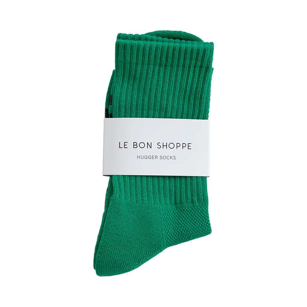 Le Bon Shoppe Socks Hugger Kelly Green – Iko Iko