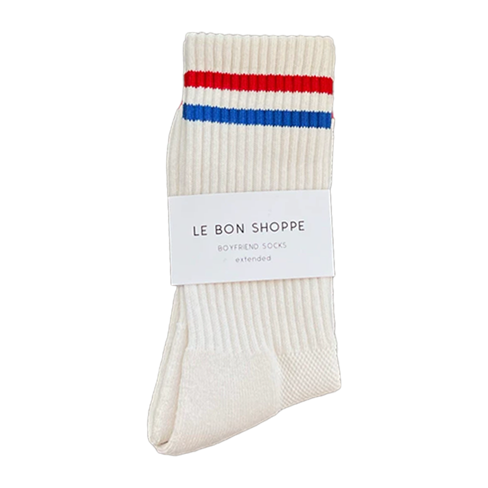 Le Bon Shoppe Socks Boyfriend Extended Milk – Iko Iko