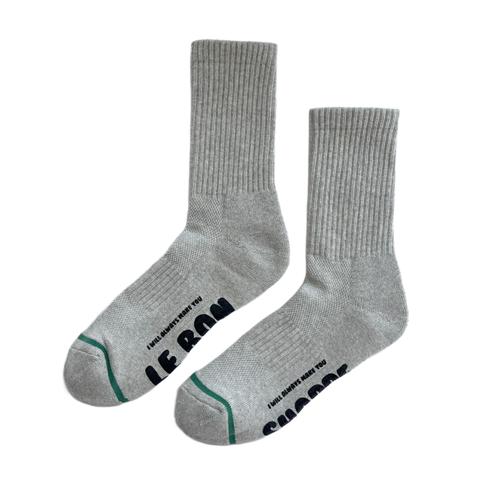 Le Bon Shoppe Socks Hugger Grey – Iko Iko