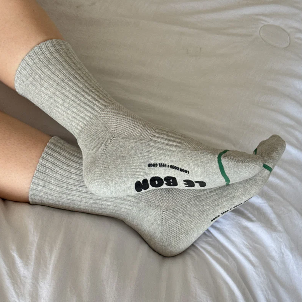 Le Bon Shoppe Socks Hugger Grey – Iko Iko
