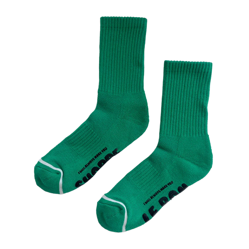 Le Bon Shoppe Socks Hugger Kelly Green – Iko Iko