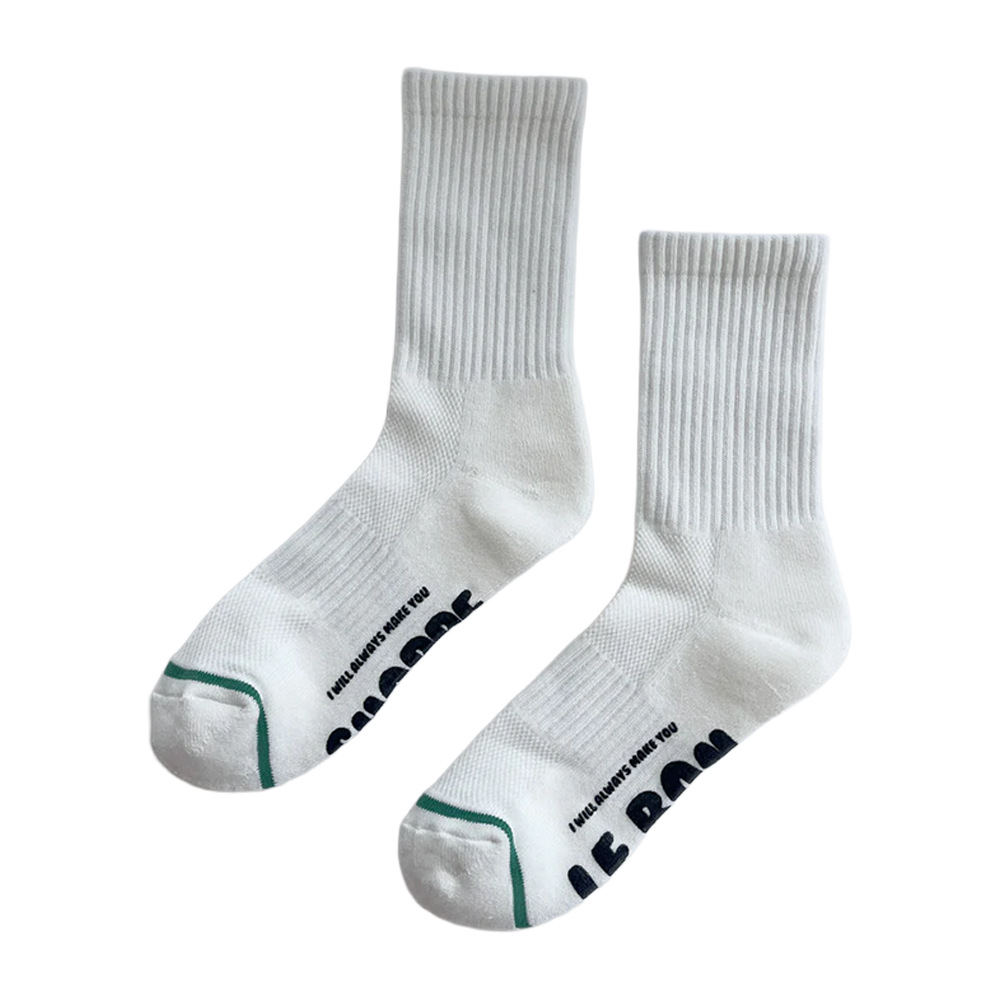 Le Bon Shoppe Socks Hugger White – Iko Iko