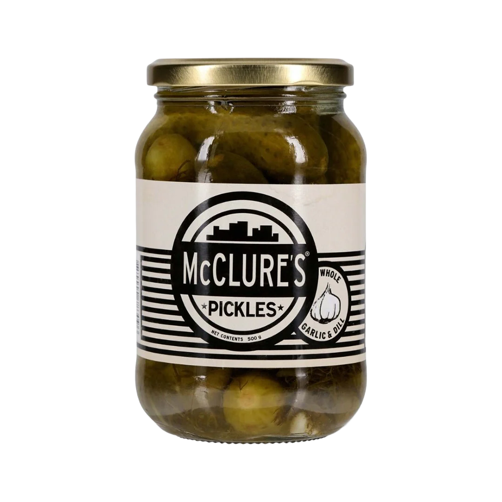 McClure's Pickles Small Whole Garlic & Dill Gherkins 500g – Iko Iko