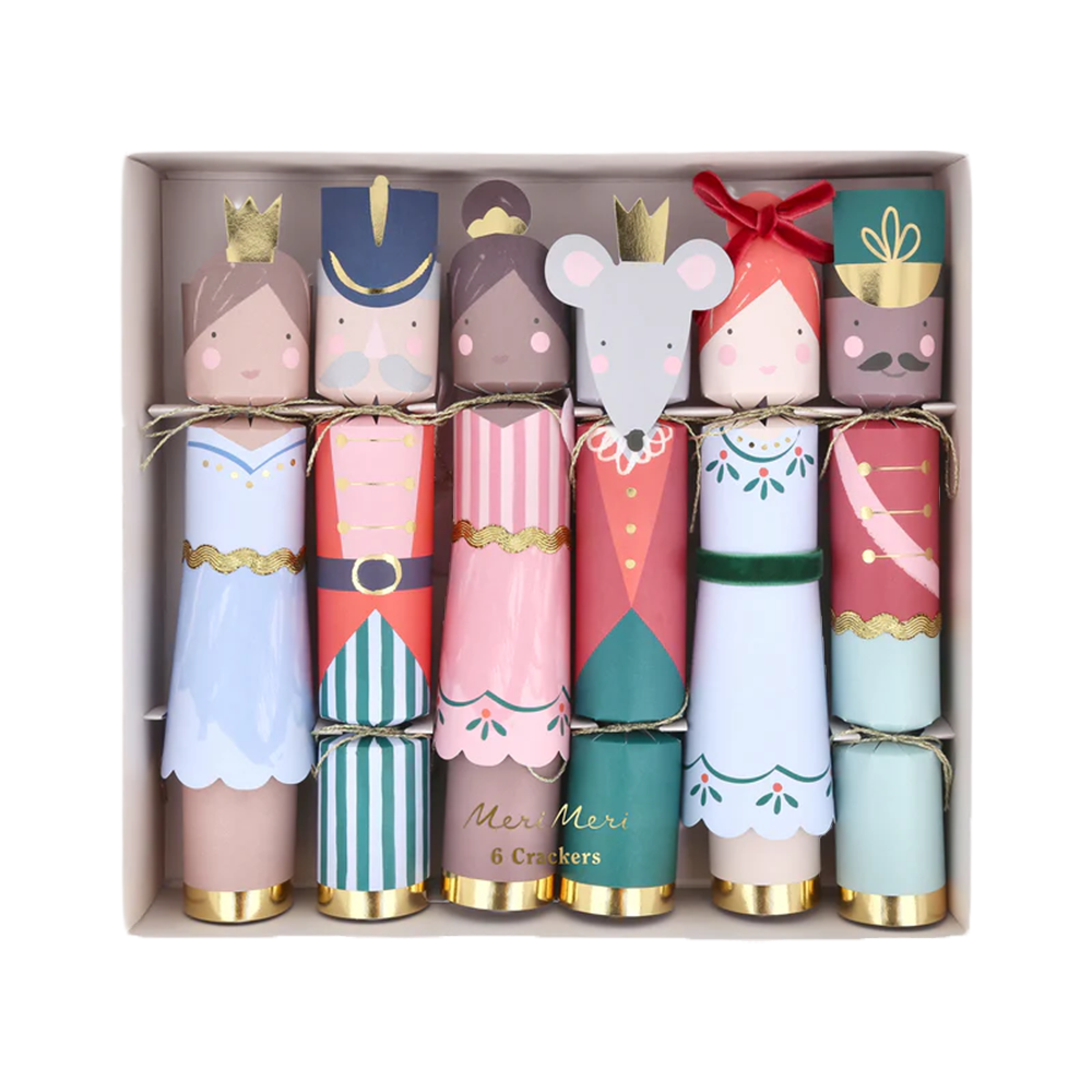 Meri Meri Christmas Crackers Pack of 6 Nutcracker Characters – Iko Iko