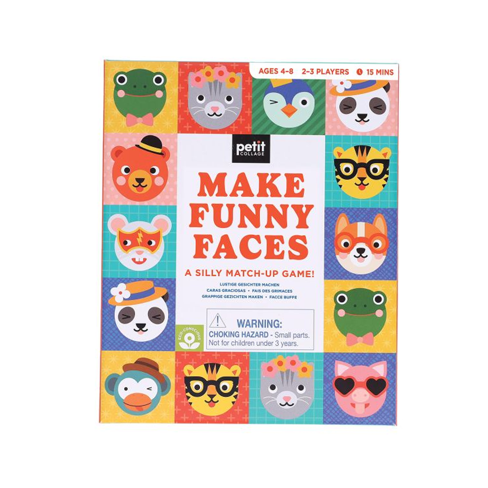 Petit Collage Make Funny Faces Matching Game – Iko Iko