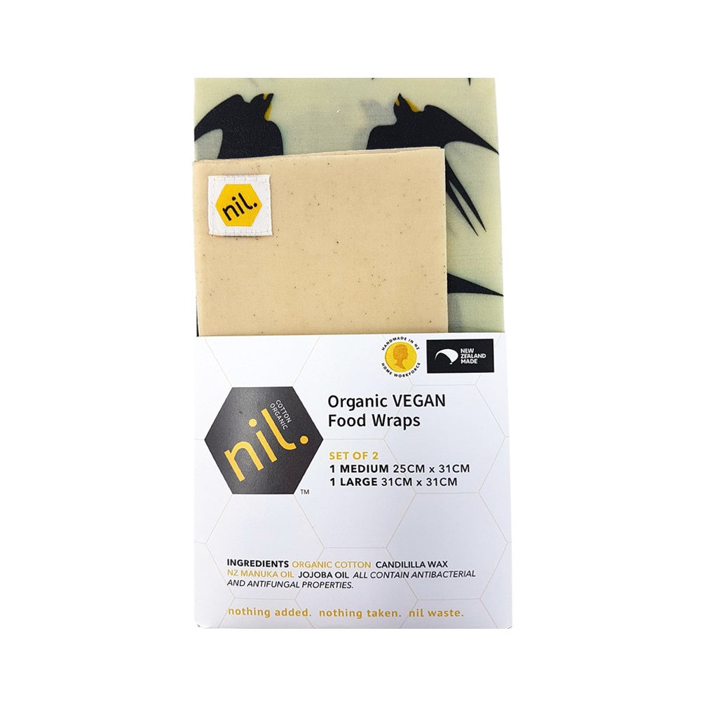 Nil Vegan Organic Food Wraps Pack of 2 Bird – Iko Iko