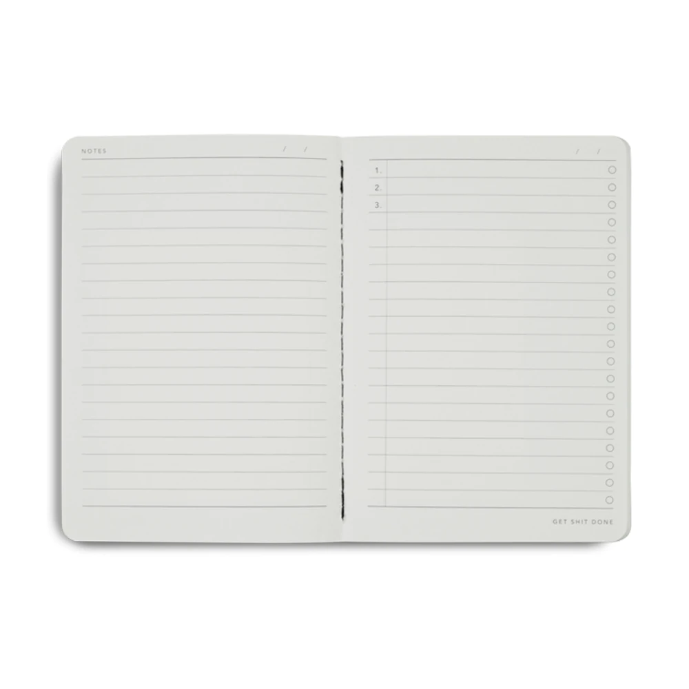 MiGoals Get Sh*t Done Notebook Minimal A6 Limited Edition Forest Green ...