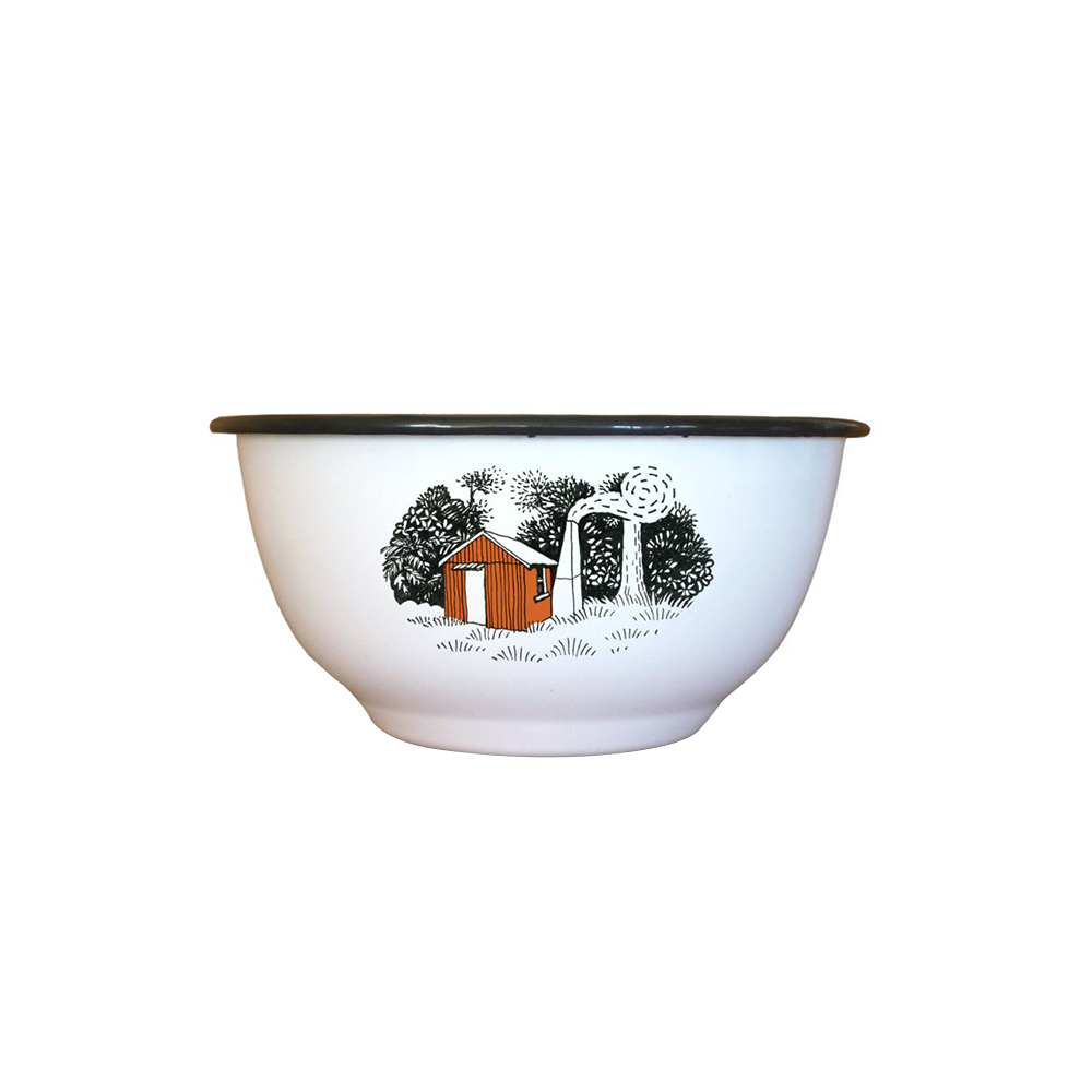 Wolfkamp and Stone Enamel Bowl Backcountry Huts – Iko Iko