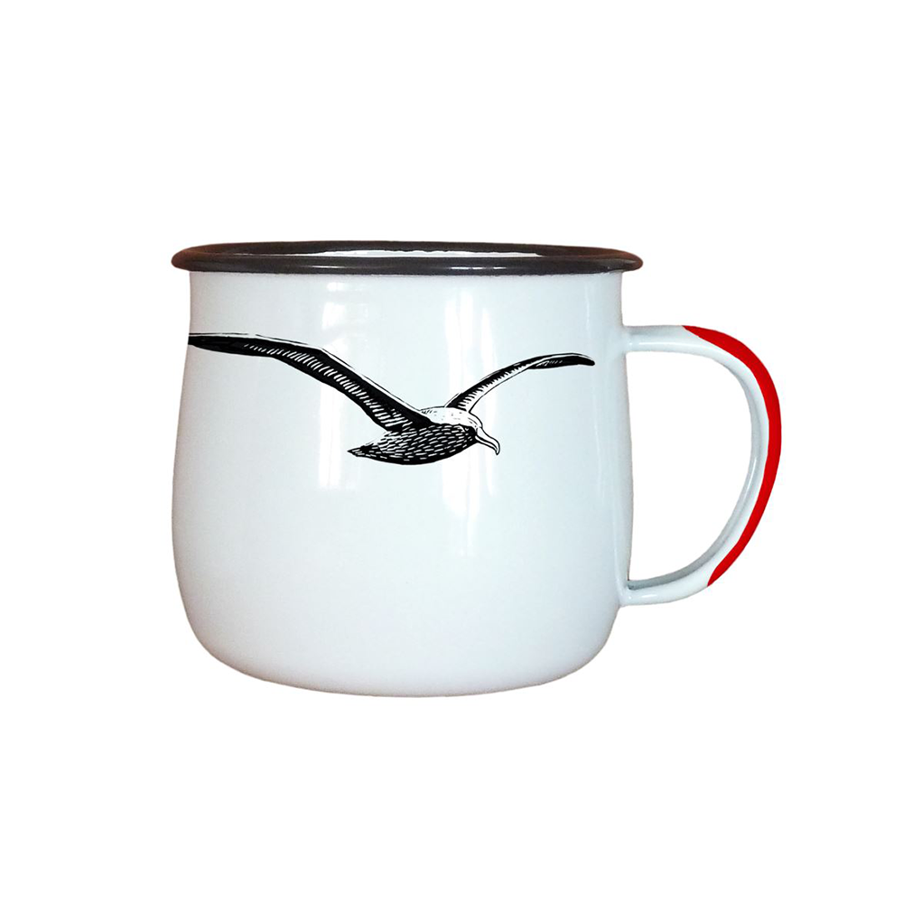 Wolfkamp and Stone Enamel Mug waipapa point Lighthouse – Iko Iko