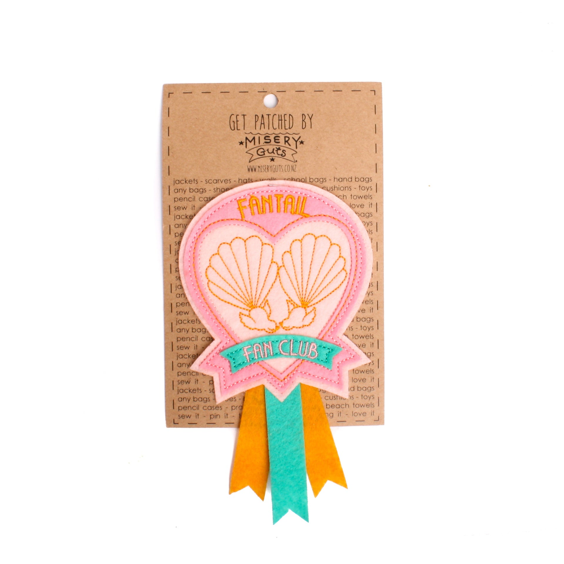 Misery Guts Patch Fantail Fan Club – Iko Iko