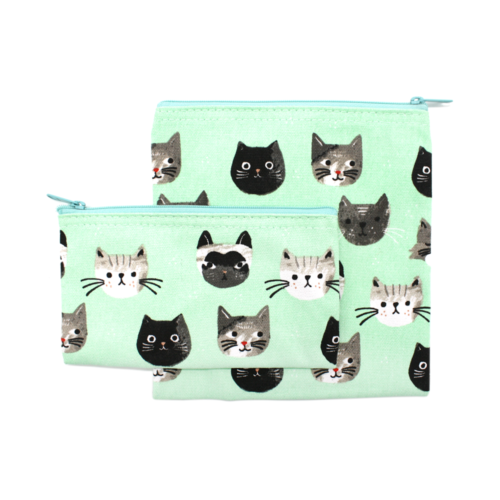 Now Design Cats Meow Snack Bags Set of 2 – Iko Iko
