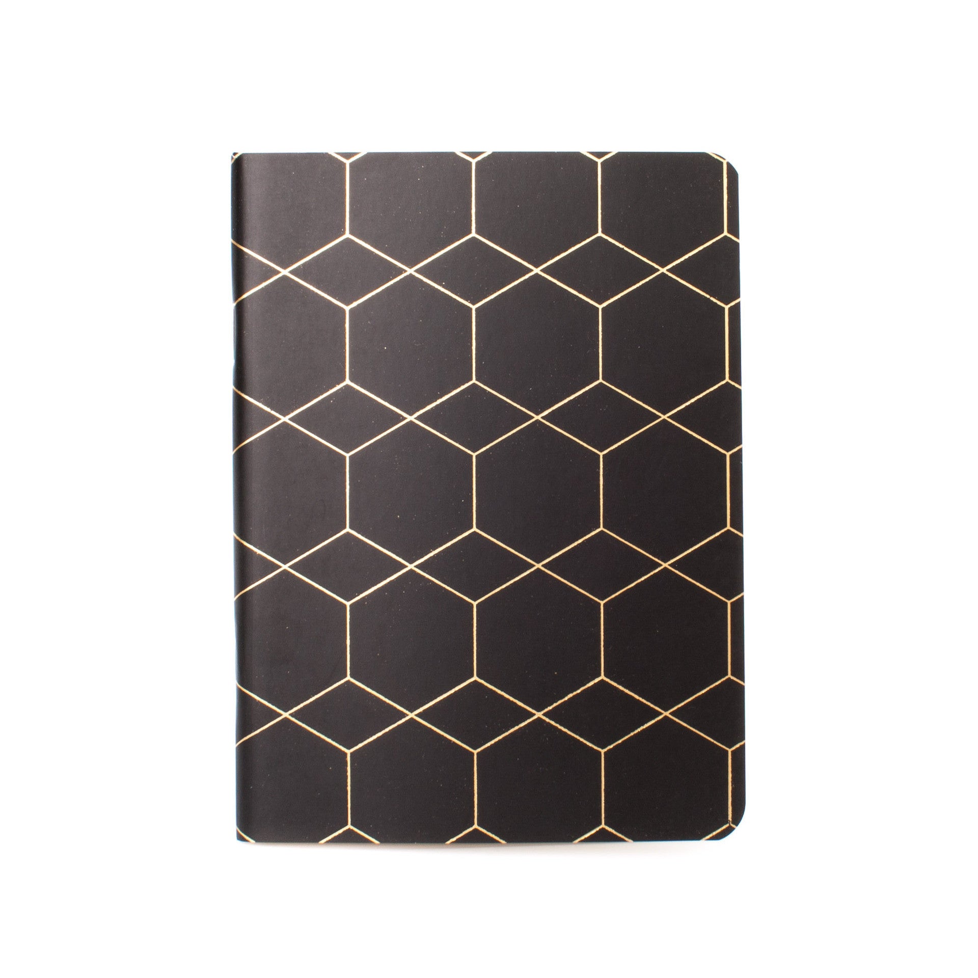 Frank A6 Pocket Notebook Black Gold Geo – Iko Iko