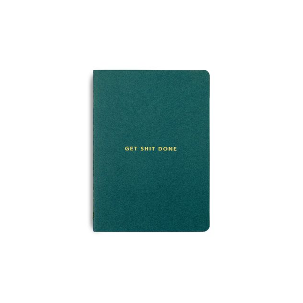 MiGoals Get Sh*t Done Notebook Minimal A6 Limited Edition Forest Green ...